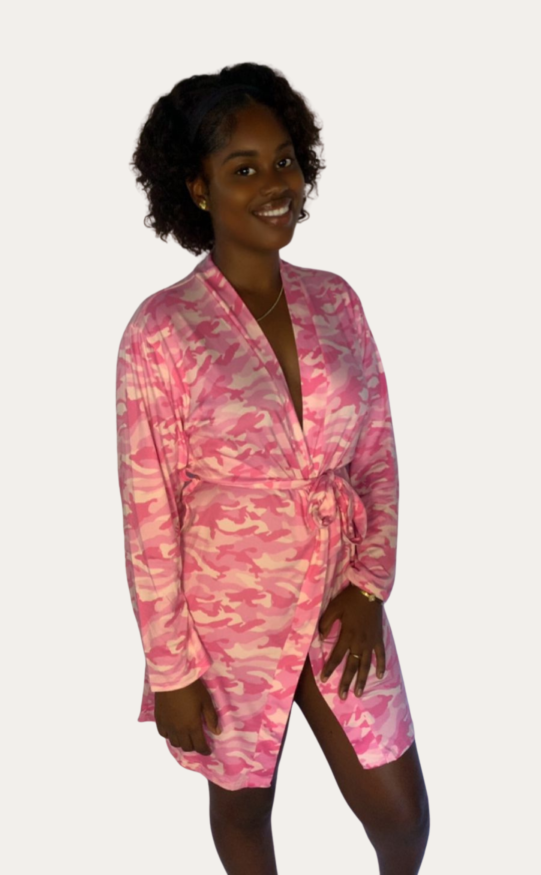 A Comfy Pleasure Robe – Pink – Figure20Five